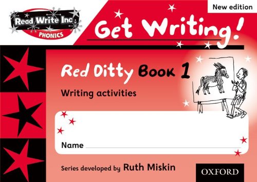 Read Write Inc. Phonics: Get Writing!: Red Ditty Books 1 - 5 Pack of 50 ...
