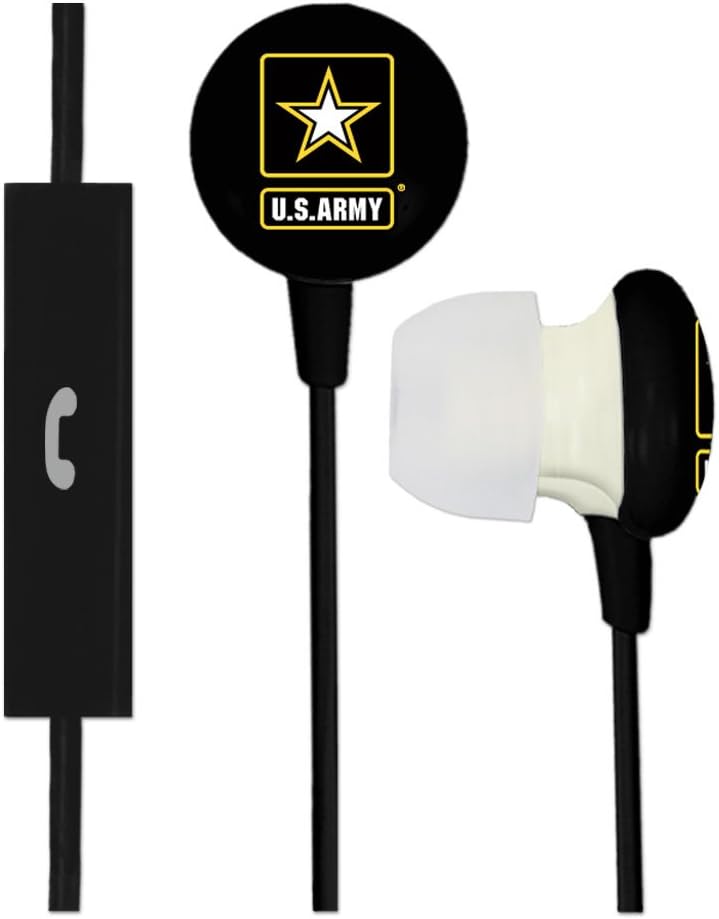 Amazon.com: AudioSpice US Army Black Ignition Earbuds + Microphone ...