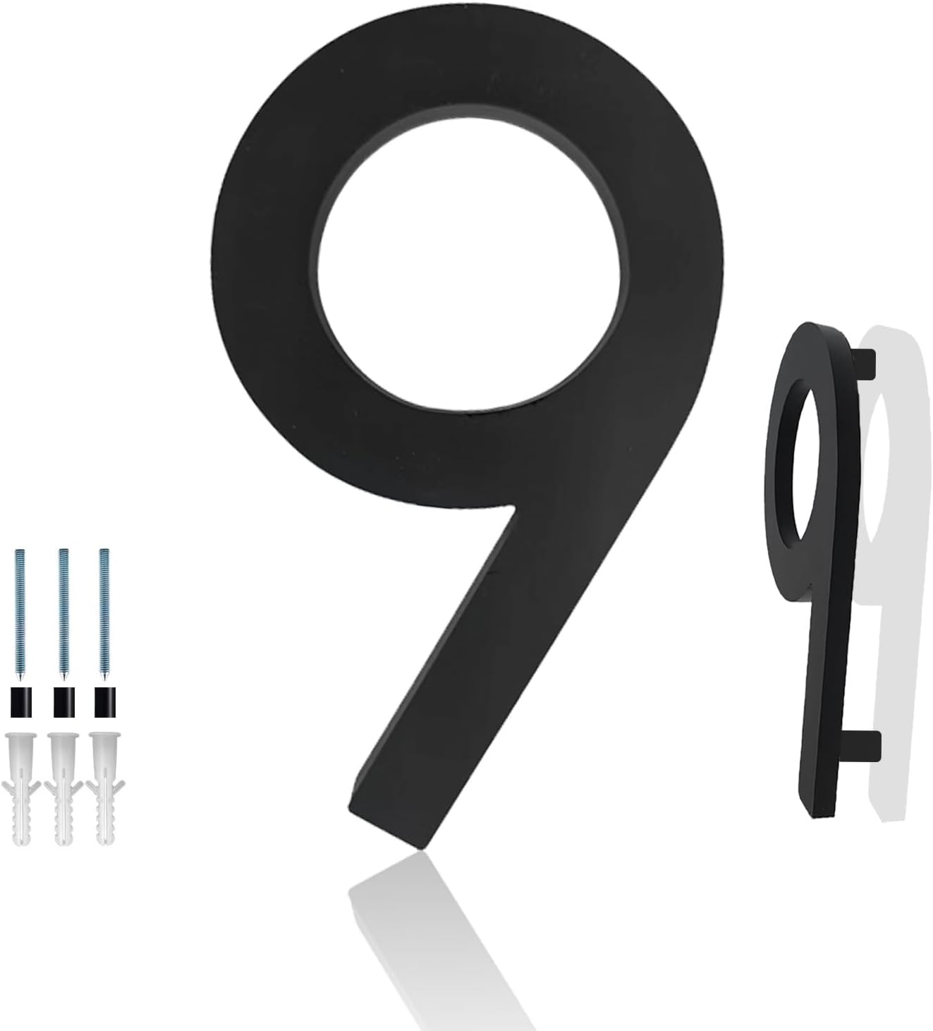 Amazon.com: Hvatry House Numbers for Outside, White 6 inch Modern ...