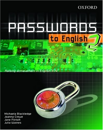 Passwords to English Year 8 E-Resource Pack 2 : Blackledge, Michaela ...