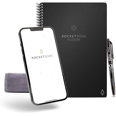 Amazon.com : New Rocketbook Pro 2.0 Smart Notebook | Black | Scannable ...
