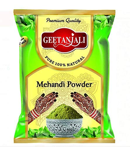 Buy GEETANJALI Pure Natural Mehandi Powder (Henna-500gm) Online at Low ...