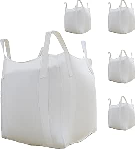 Amazon.com: S-Helper FIBC Bulk Bag - 2650 lbs Capacity, 39x39x39 inches ...