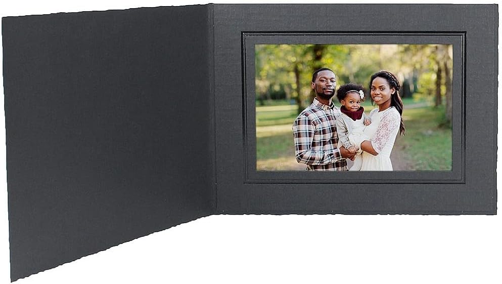 Amazon.com - Collectors Gallery Black Cardboard Portrait Folder 8x6 ...