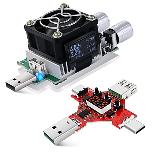 USB Power Meter, Eversame 35W Adjustable Constant Current Electronic ...