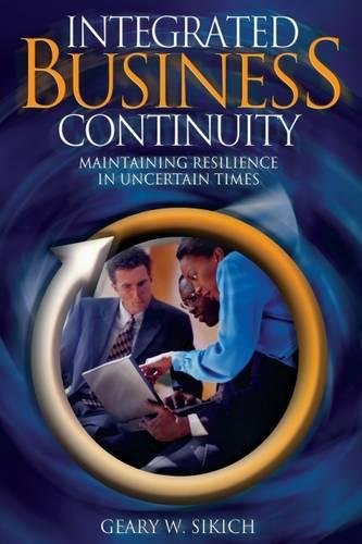 Amazon.com: Integrated Business Continuity: Maintaining Resilience in ...