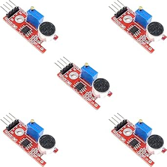Amazon.com: DIYables Detector de sonido analógico con sensor de sonido para Arduino, ESP32 ...