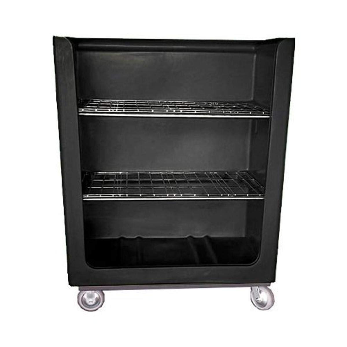 C.R. Daniels 51-1401-BLK Poly Shelf Truck, Polyethylene Body, Powder ...
