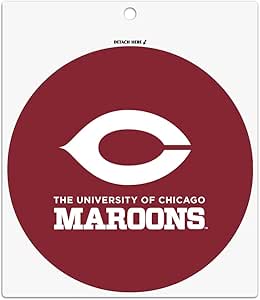 Amazon.com: University of Chicago Maroons Logo Automotive Car ...