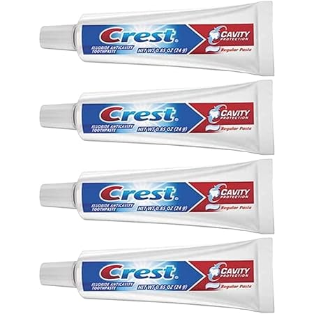 Amazon.com: Crest Cavity Protection Regular Toothpaste, Travel Size .85 ...