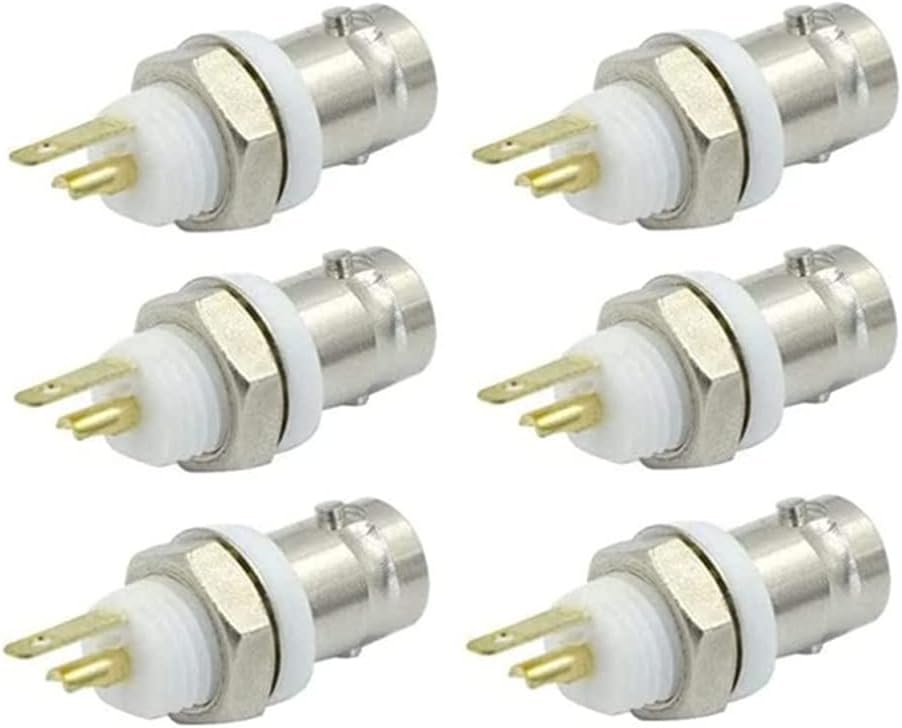 Amazon.com: GDQLCNXB BNC Female Jack Bulkhead Solder Panel Mount ...