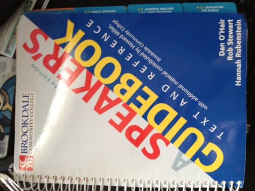 Speaker's Guidebook Text and Reference: O'Hair/Stewart/Rubenstein ...