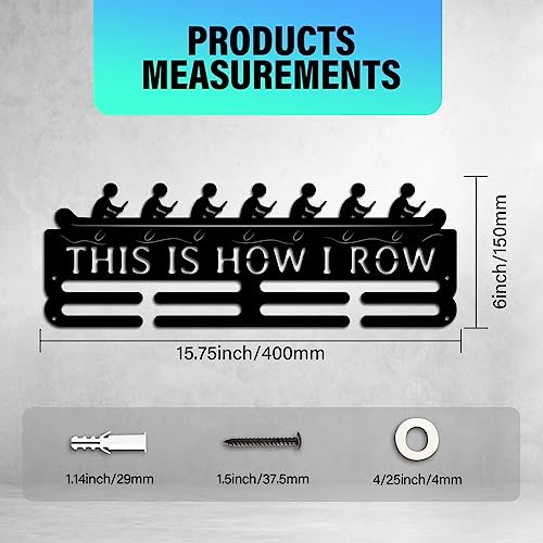 PH PandaHall Award Medal Display, Rowing Pattern Medal Holder Display ...