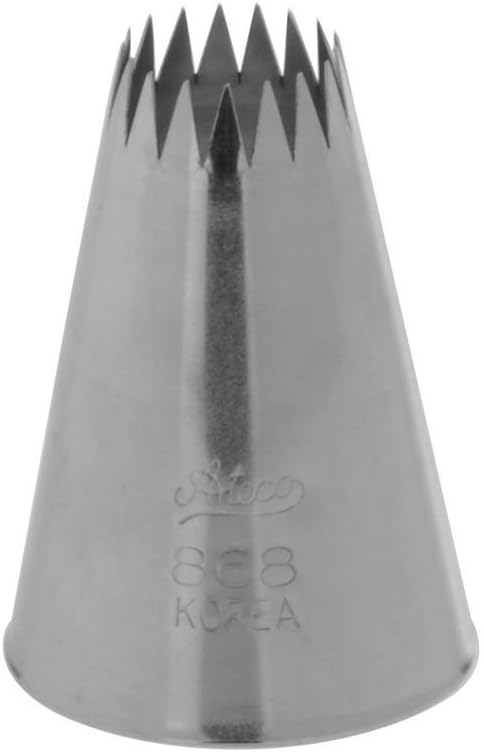 Amazon.com: Ateco # 866 - French Star Pastry Tip 1/2'' Opening Diameter ...