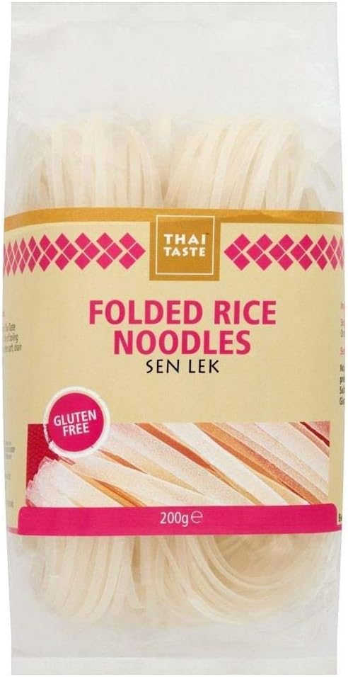 Thai Taste Folded Rice Noodles (200g) - Pack of 2 : Amazon.co.uk: Grocery