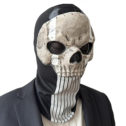 keland Scary Ghost Mask Call of Duty MW2 Horror Skull Mask Full Face ...