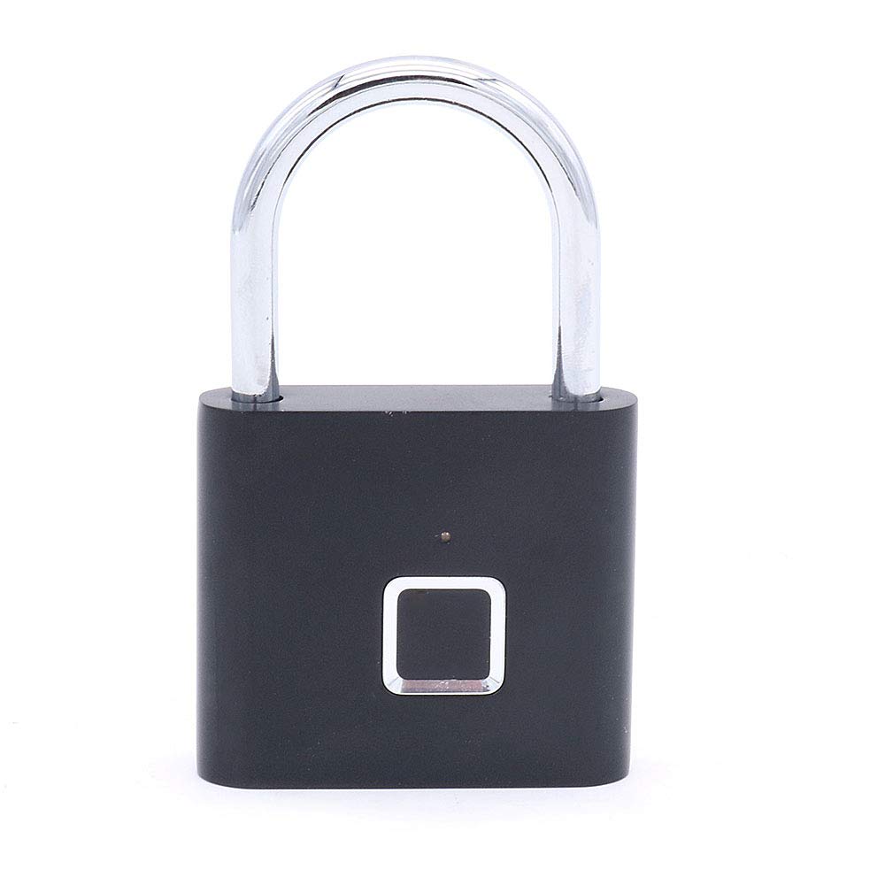 Nuzamas Fingerprint Padlock Smart Security Keyless Lock Finger ...