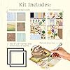 Amazon.com: Lifelines FlowCrafts, Collage Art Kit - Miniature Framed Collages from 6 Scenic ...