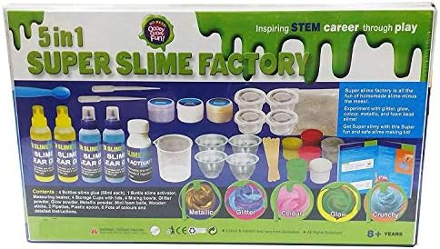 Buy FizBiz 5 in 1 Super Slime Factory Toy Making kit for Kids, Learn ...