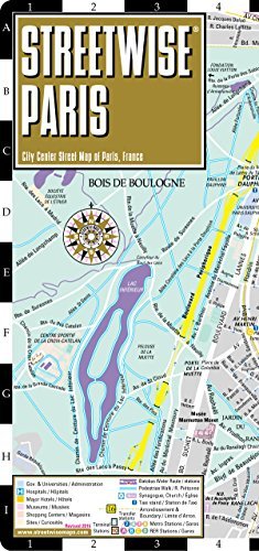 Amazon.com: Streetwise Paris Map - Laminated City Street Map of Paris ...