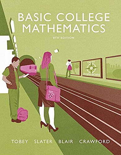 Basic College Mathematics 8th Edition by Tobey (Book Only): Tobey ...