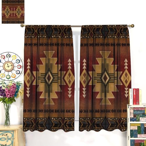 Aztec Southwestern Native Tribal Curtains