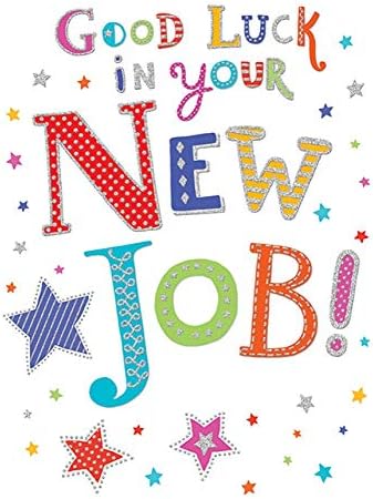 Piccadilly Greetings Modern Occasion Card New Job - 7 x 5 inches,red ...