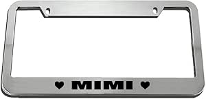 Amazon.com: Speedy Pros Mimi License Plate Frame Tag Holder : Automotive