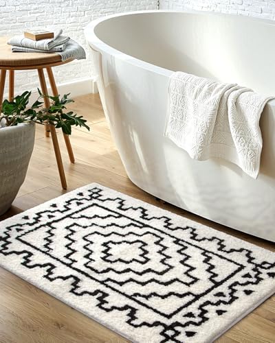 Best Geometric Bath Rugs to Elevate Your Bathroom Aesthetics - Totally ...