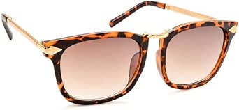 Amazon.com: Stacle Men's Metal Arrow Temple Arms Rectangular Sunglasses ...