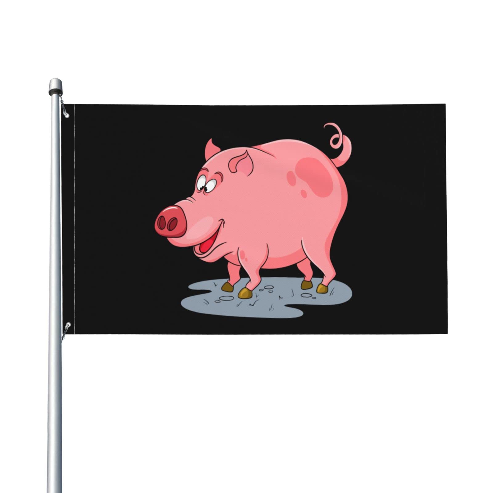 Funny Cartoon Pig