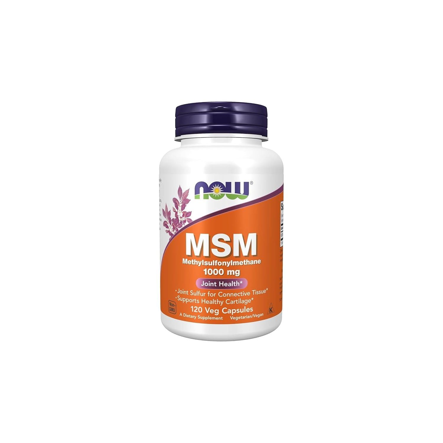 NOW Supplements, MSM (Methylsulfonylmethane) 1,000 mg, Joint Health ...
