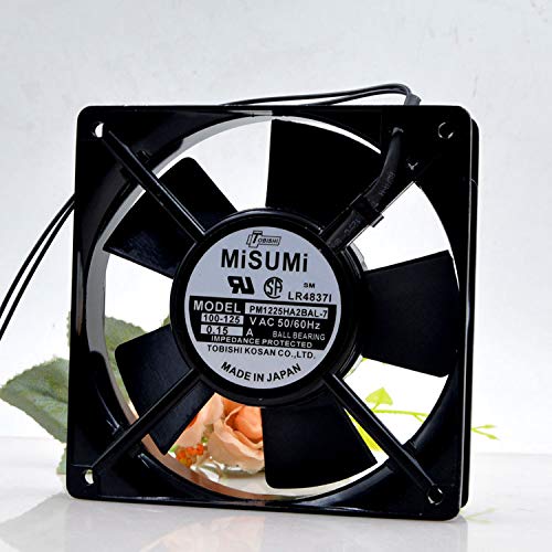 Amazon.com: 12CM MISUMI PM1238HA1B-7 100V 0.15A 12025 AC Cooling Fan ...