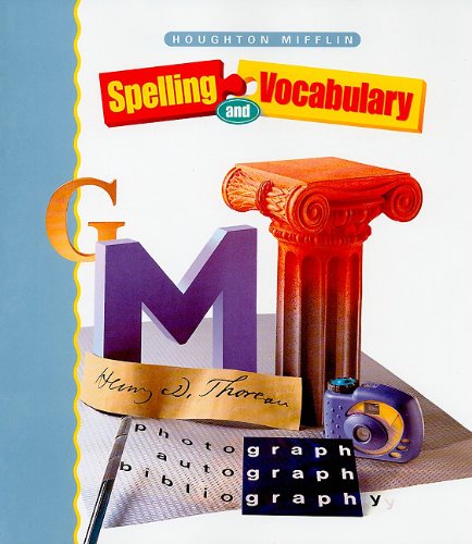 Amazon.com: Houghton Mifflin Spelling and Vocabulary: Level 7: ...