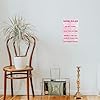Amazon.com: Pink Stuff Signs Ten Girl Room Rules Signs Girl Decor Tin ...