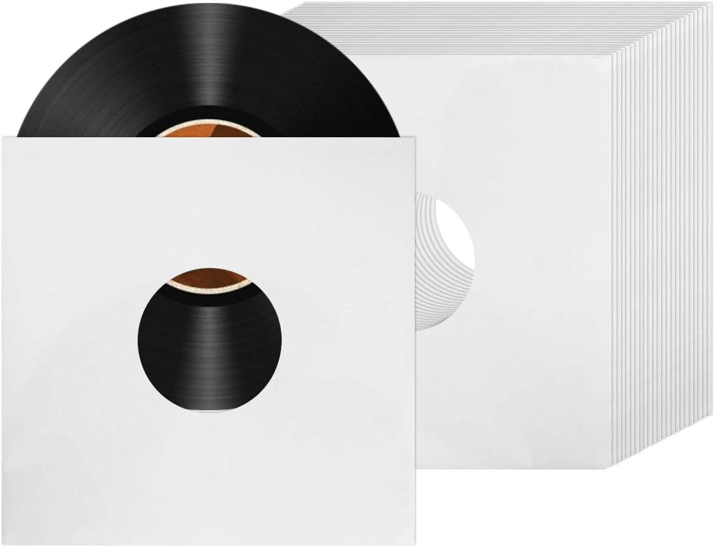 Amazon.com: 45 Vinyl Sleeves, 20PCS 7inch Inner Sleeves, Heavyweight ...