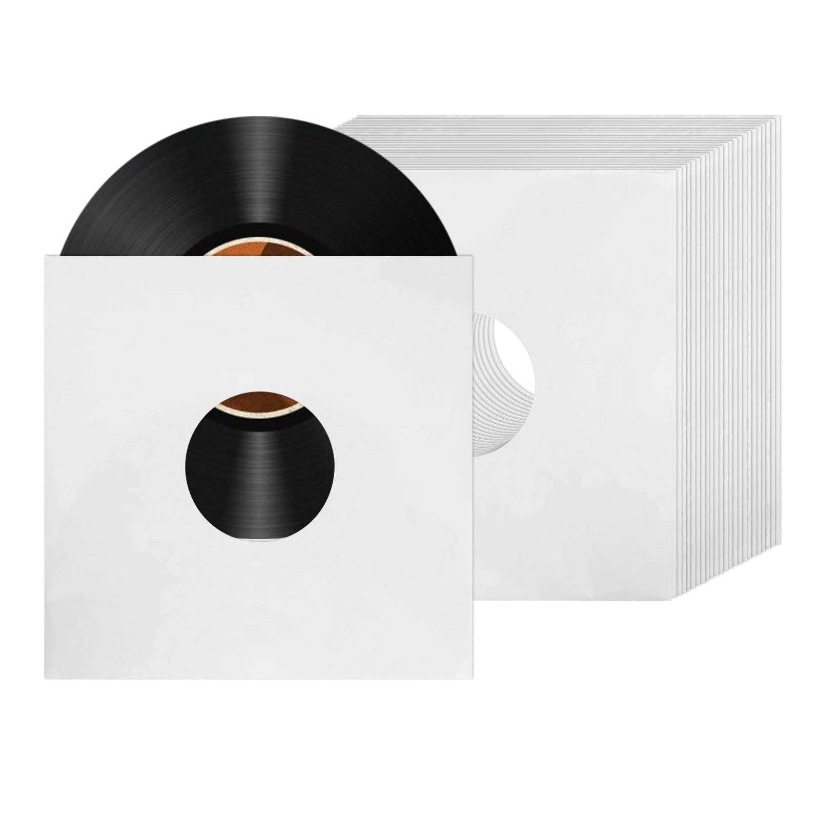 Amazon.com: 45 Record Sleeves, 20PCS 7inch Vinyl Record Inner Sleeves ...
