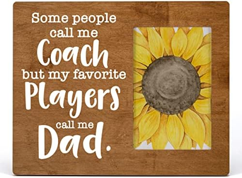 Amazon.com - HOIJAUMAI Coach Wood Picture Frame Gift for Dad, Some ...