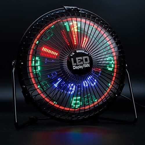 TRIXES Flexible USB LED Display Desktop & Laptop Clock Fan : Amazon.co ...