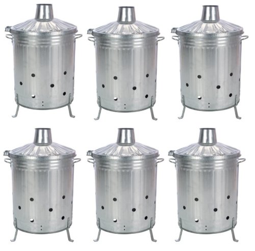 Incinerator Bin 90l Fire Bin Rubbish Chimney