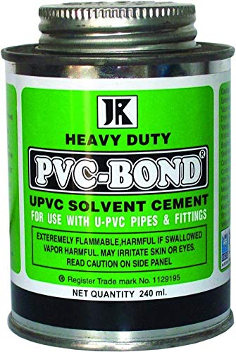 JK PVC Bond U-PVC Solvent Cement (120ml Tin) : Amazon.in: Industrial ...