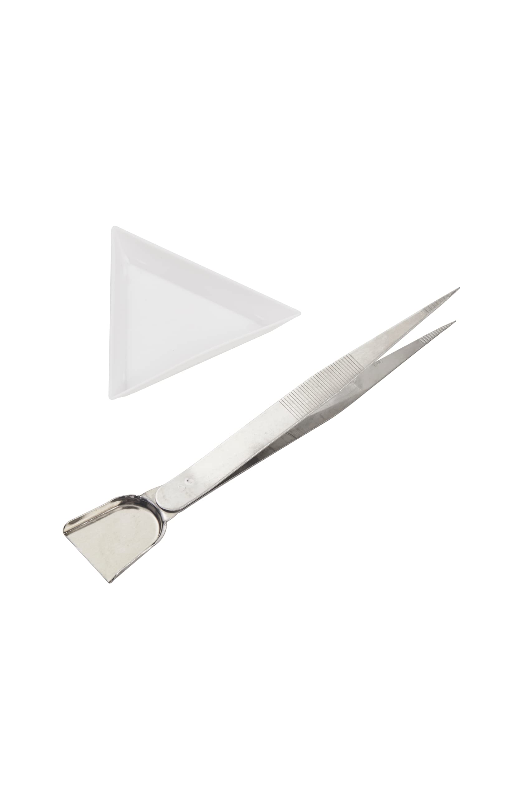 Amazon.com: 10pcs White Triangle Bead Sorting Trays and 1pcs Silver ...