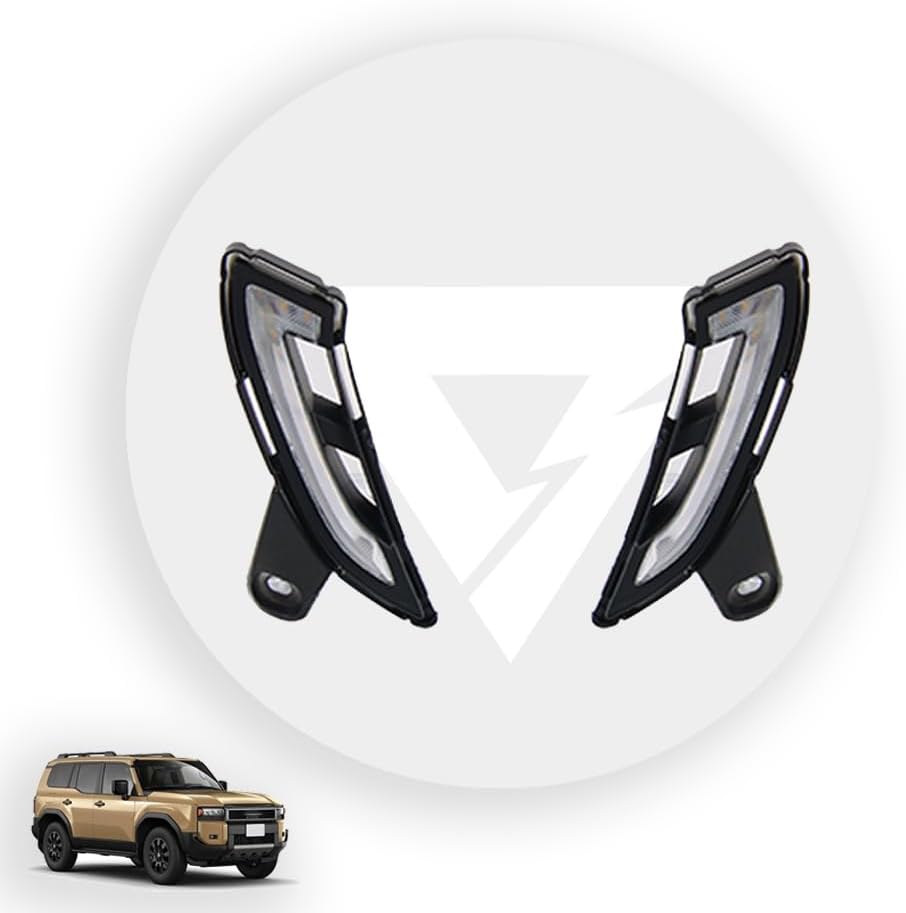 Amazon | KUTOOK 新型ランドクルーザー ランクル250 VX GX ZX オシャレ ドレスアップ 外装 アクセサリー LEDランプ LEDデイライト | ライト・ランプ | 車＆バイク