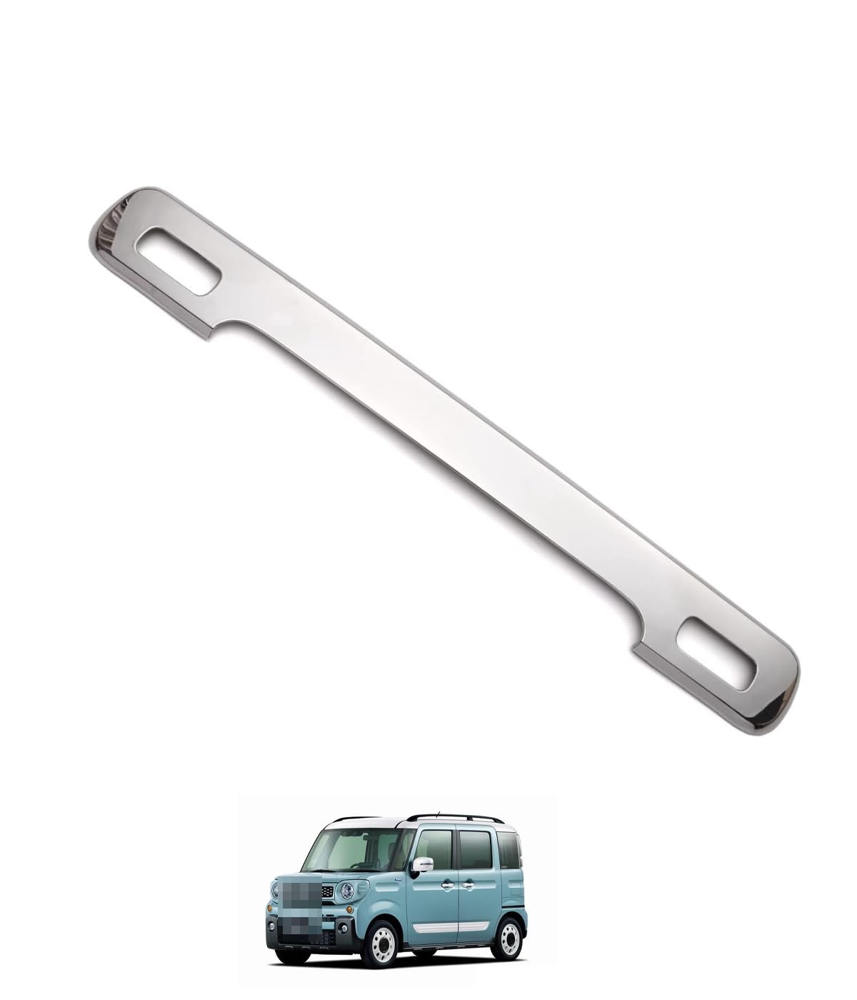 Amazon | ノーブランド品【SuperCarShop】スズキスペーシアギア/スペーシアMK53Sリアゲートハンドルカバープロテクターバッグドアガーニッシュメッキカスタムパーツアクセサリー ...