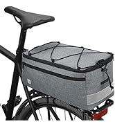 Lixada Bike Rear Pannier Bag,Insulated Trunk Cooler Bags Cycling ...