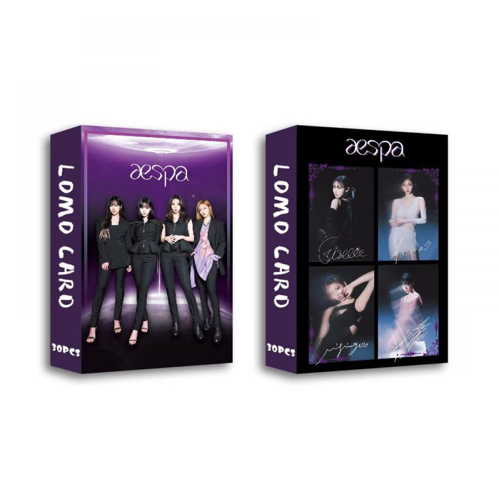 Buy Goodern 30 Pcs Aespa Lomo Cards Aespa 2022 Season's Greetings Lomo ...