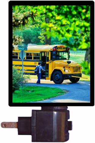 School Bus Night Light, Yellow Bus and Student, Professional - Amazon.com
