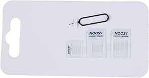 Amazon | noosy Nano SIM MicroSIM 変換アダプタ For iPhone 5 4S 4 ナノシム→SIMカードorMicroSIM MicroSIM→SIMカード ...