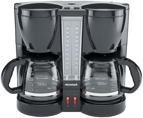 Micromark 2 x 1.8 Litre Dual Filter Coffee Maker : Amazon.co.uk: Home ...