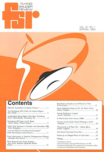 Flying Saucer Review - Vol 37, N. 1: Spring 1992 (FSR) eBook ...